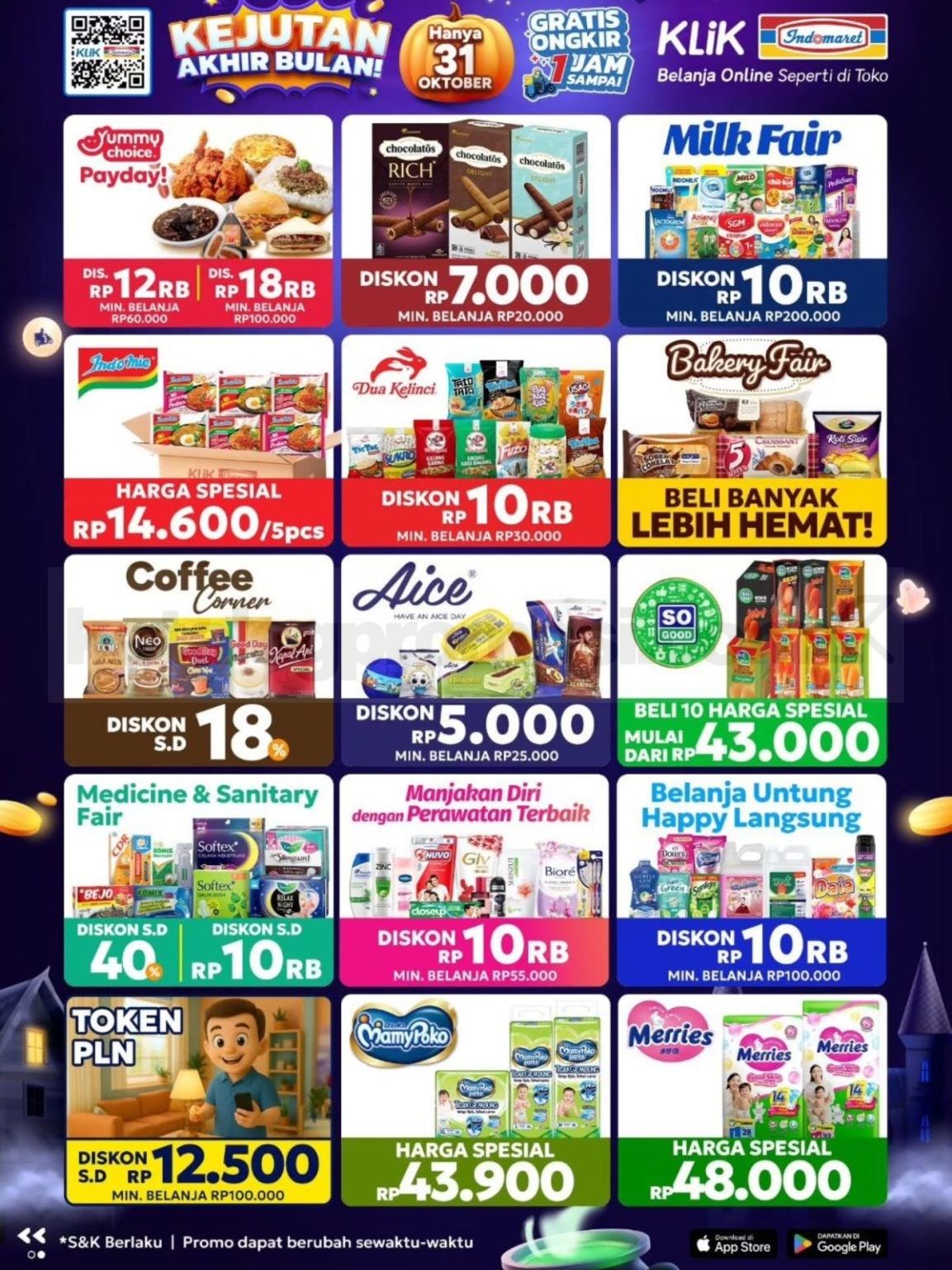 Promo KlikIndomaret Payday Sale Diskon hingga 50%