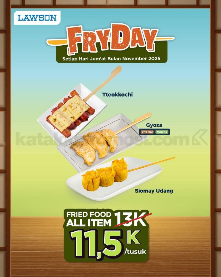 Promo Lawson Fryday Fried Food Rp.11.500