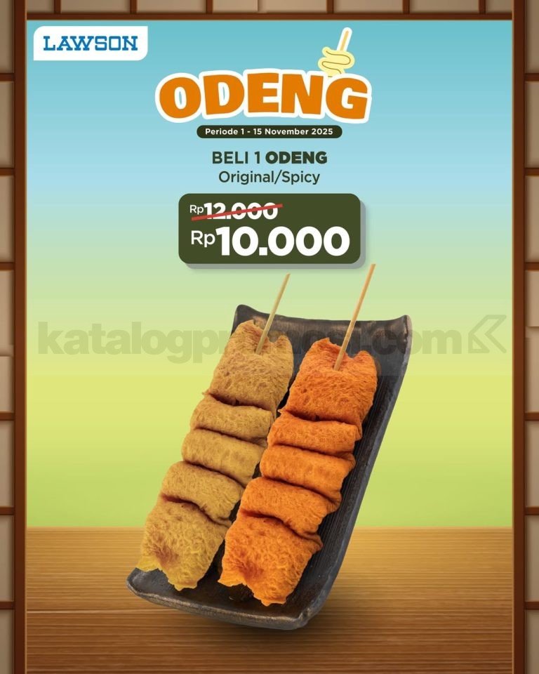 Promo Lawson Harga Spesial Odeng Rp. 10.000