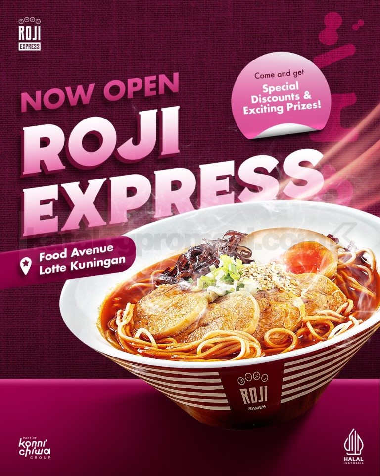 Promo ROJI EXPRESS Lotte Mall Kuningan Buy 1 Get 1 Free