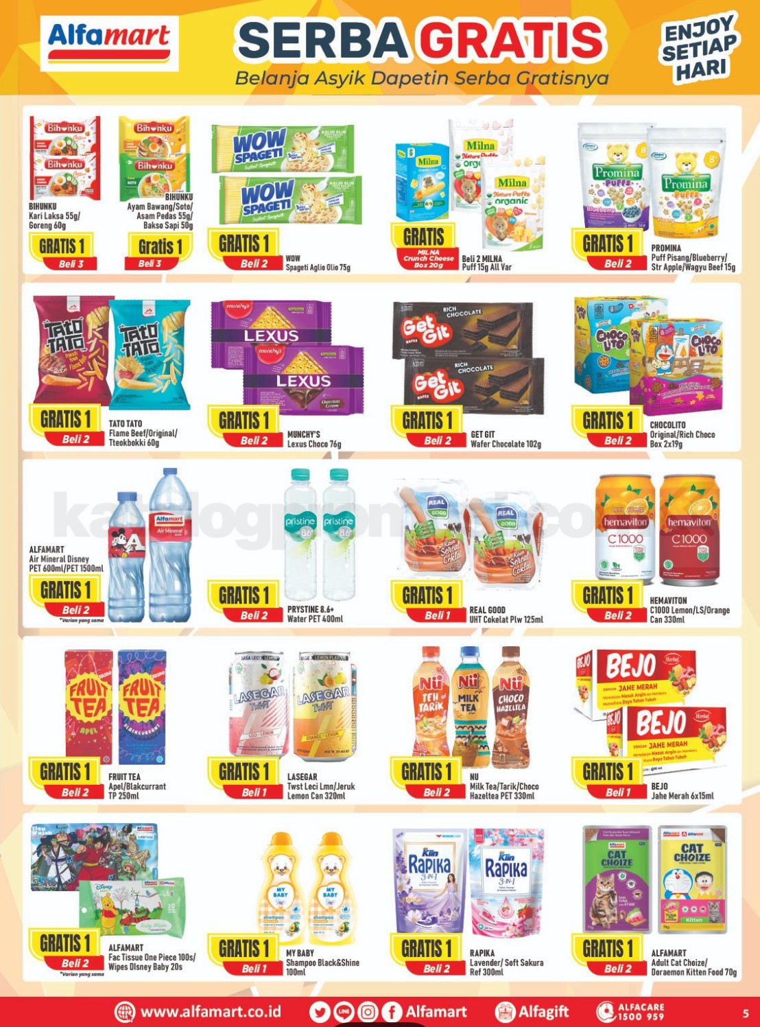 Promo SERBA GRATIS ALFAMART HARI INI 16-31 Oktober 2025 • SoPasti.Com