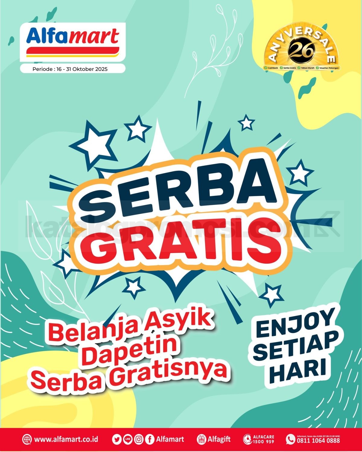 Promo SERBA GRATIS ALFAMART HARI INI 16-31 Oktober 2025 • SoPasti.Com