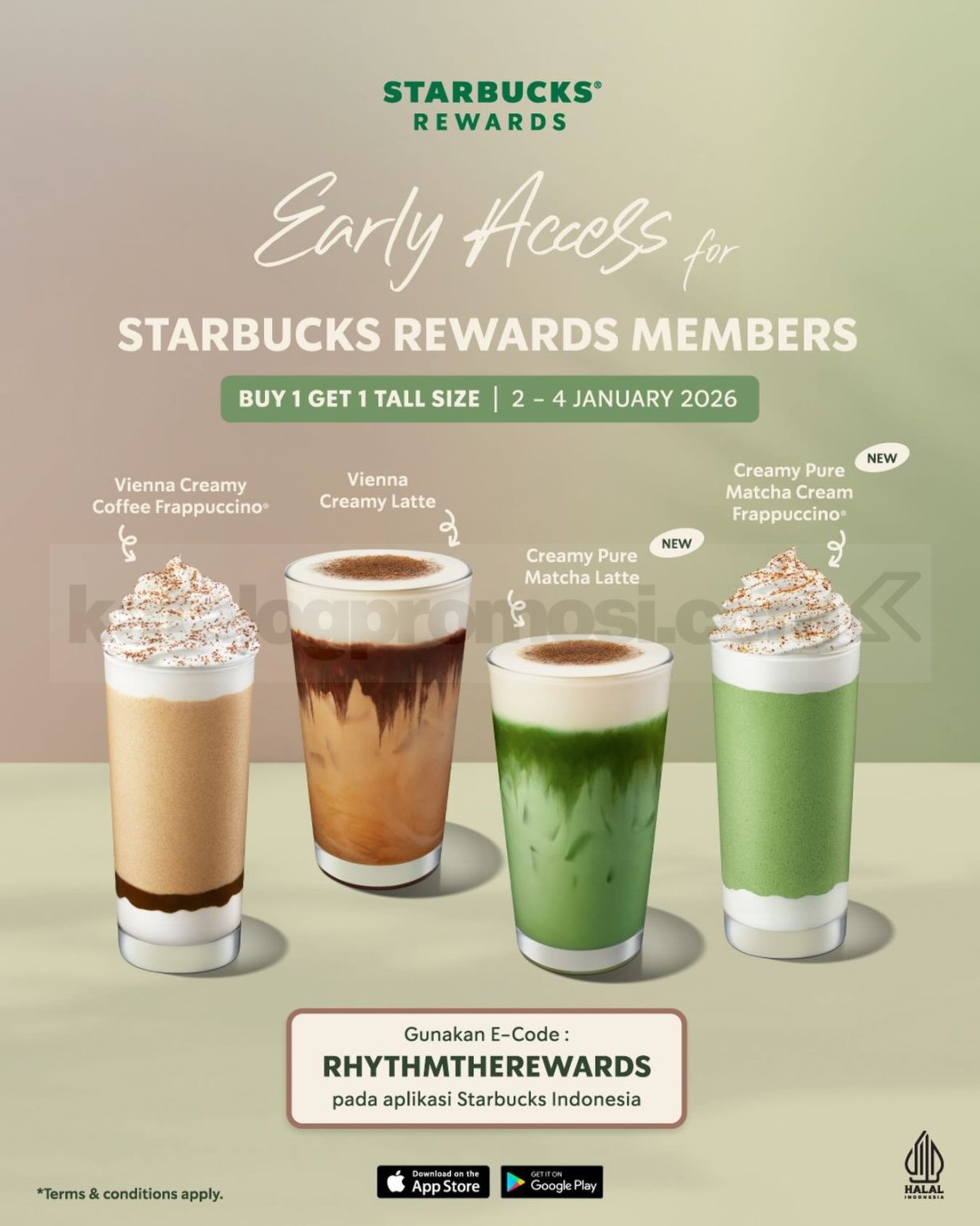Promo STARBUCKS Beli 1 Gratis 1 Seasonal Drinks