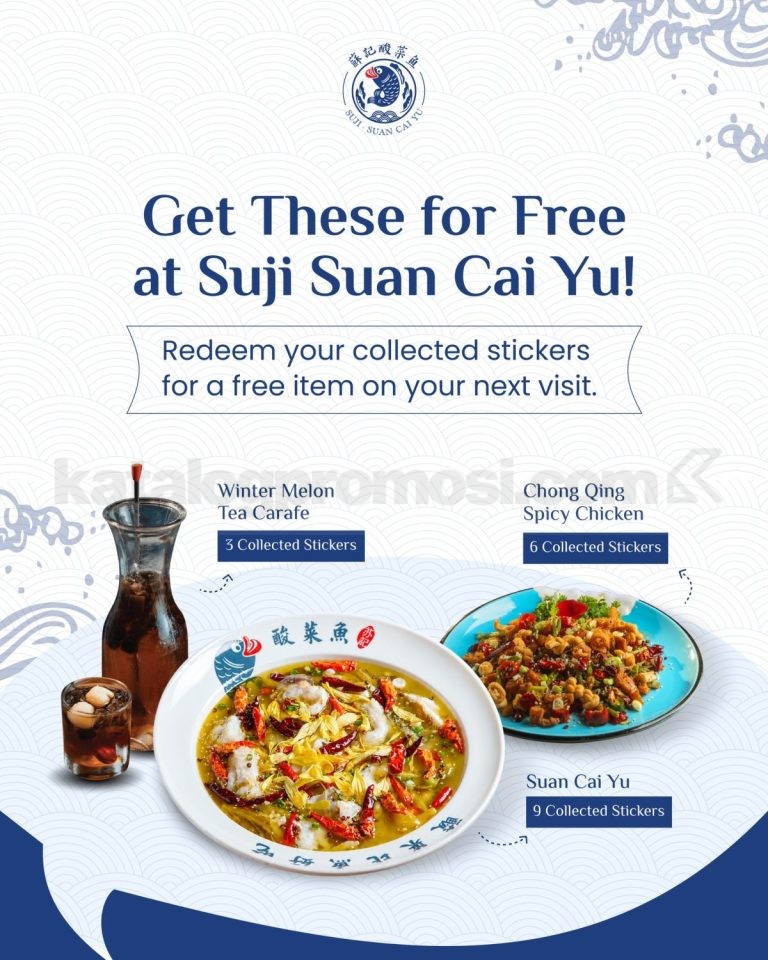 Promo Suji Suan Cai Yu Jisu Keychain Rewards Program