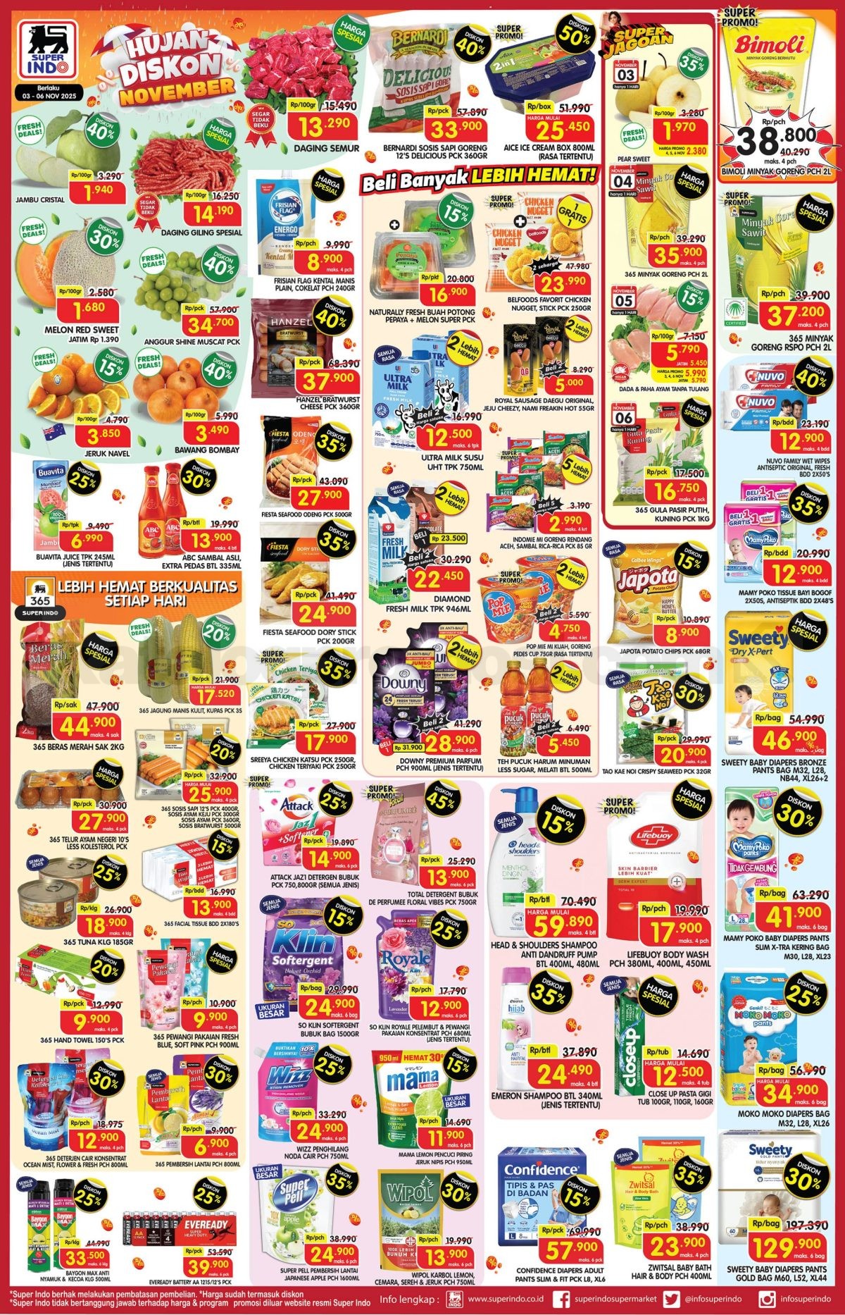 Promo SUPERINDO Weekday 03-06 November 2025 • SoPasti.Com