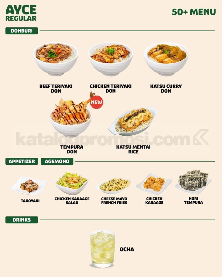 Promo Sushi Yay! AYCE Regular 50+ Menu Cuma Rp. 99.000