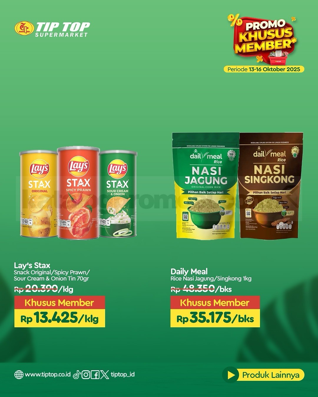 Promo TIP TOP Swalayan Khusus Member Periode 13-16 Oktober 2025