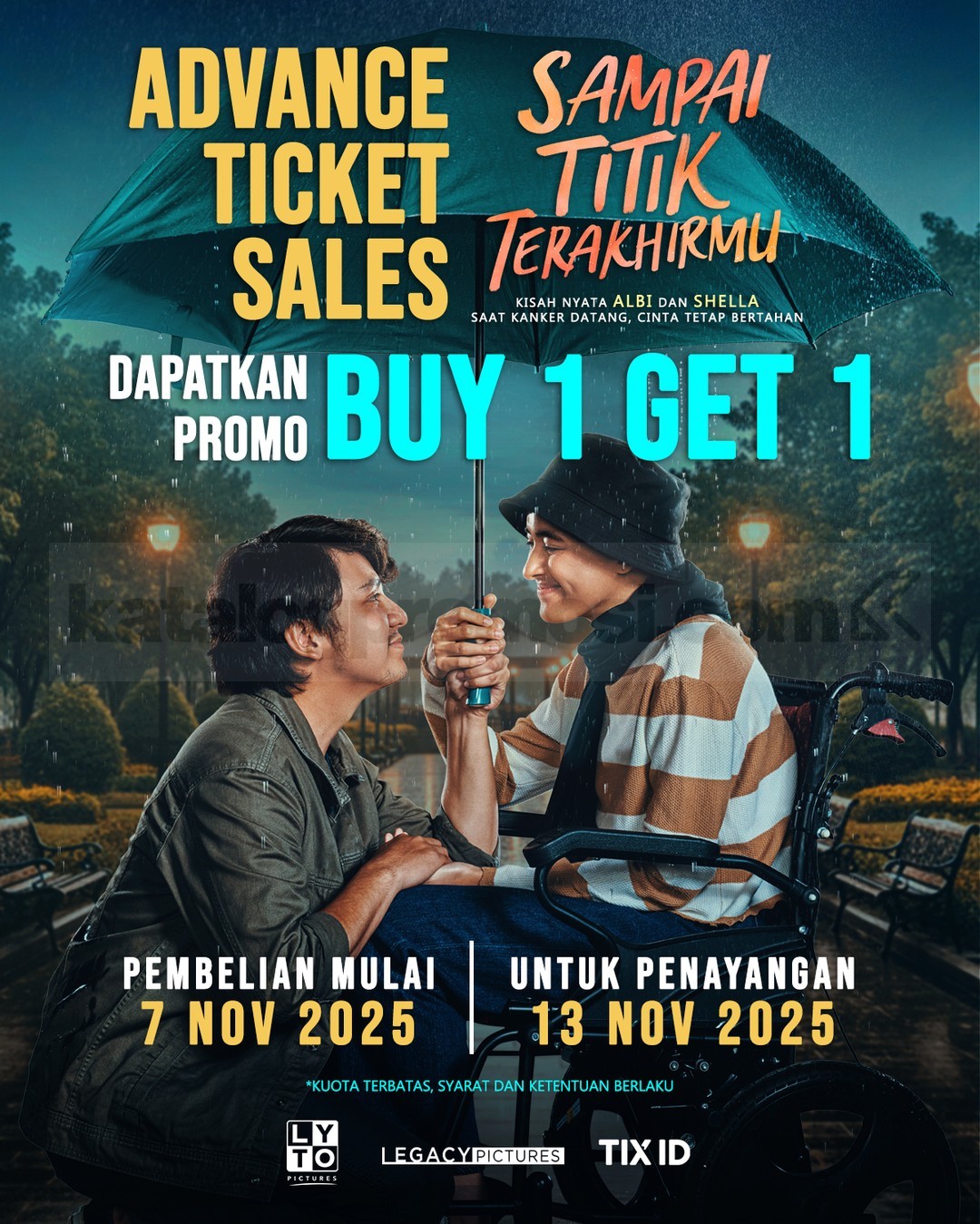 Promo TIX ID Advance Ticket Sales Beli 1 Gratis 1 Tiket Film Sampai ...