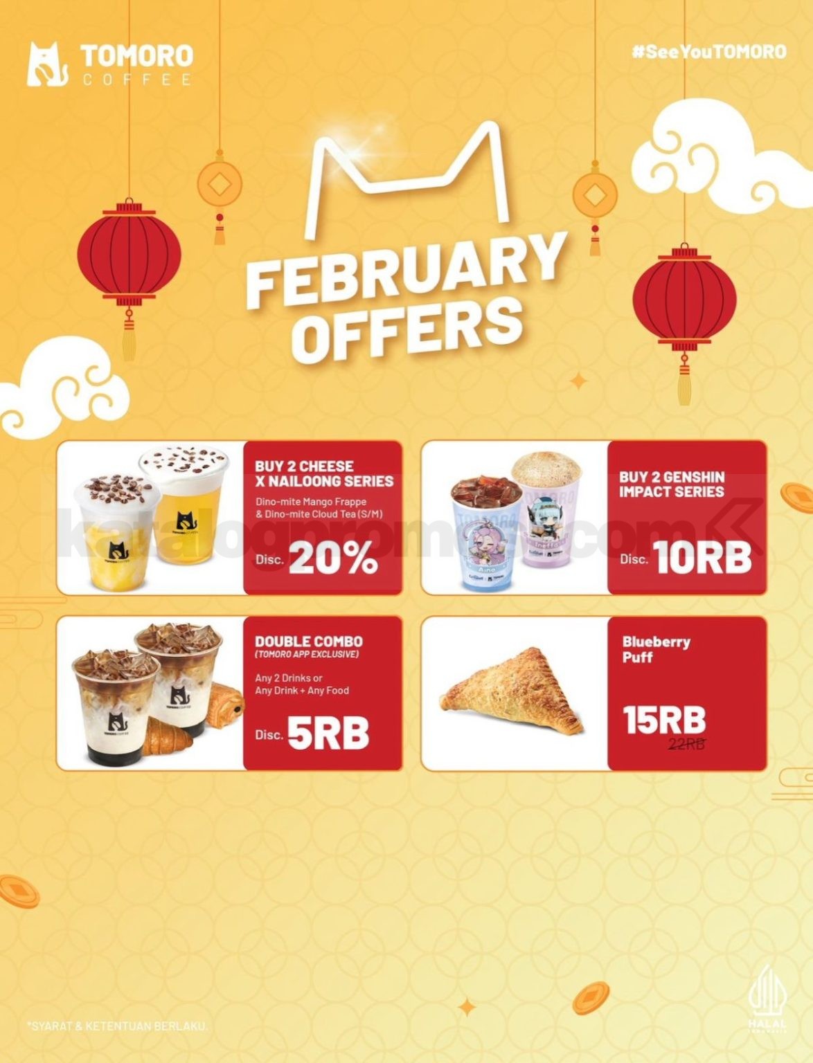 Promo Tomoro Coffee February Offers mulai Rp. 29.000