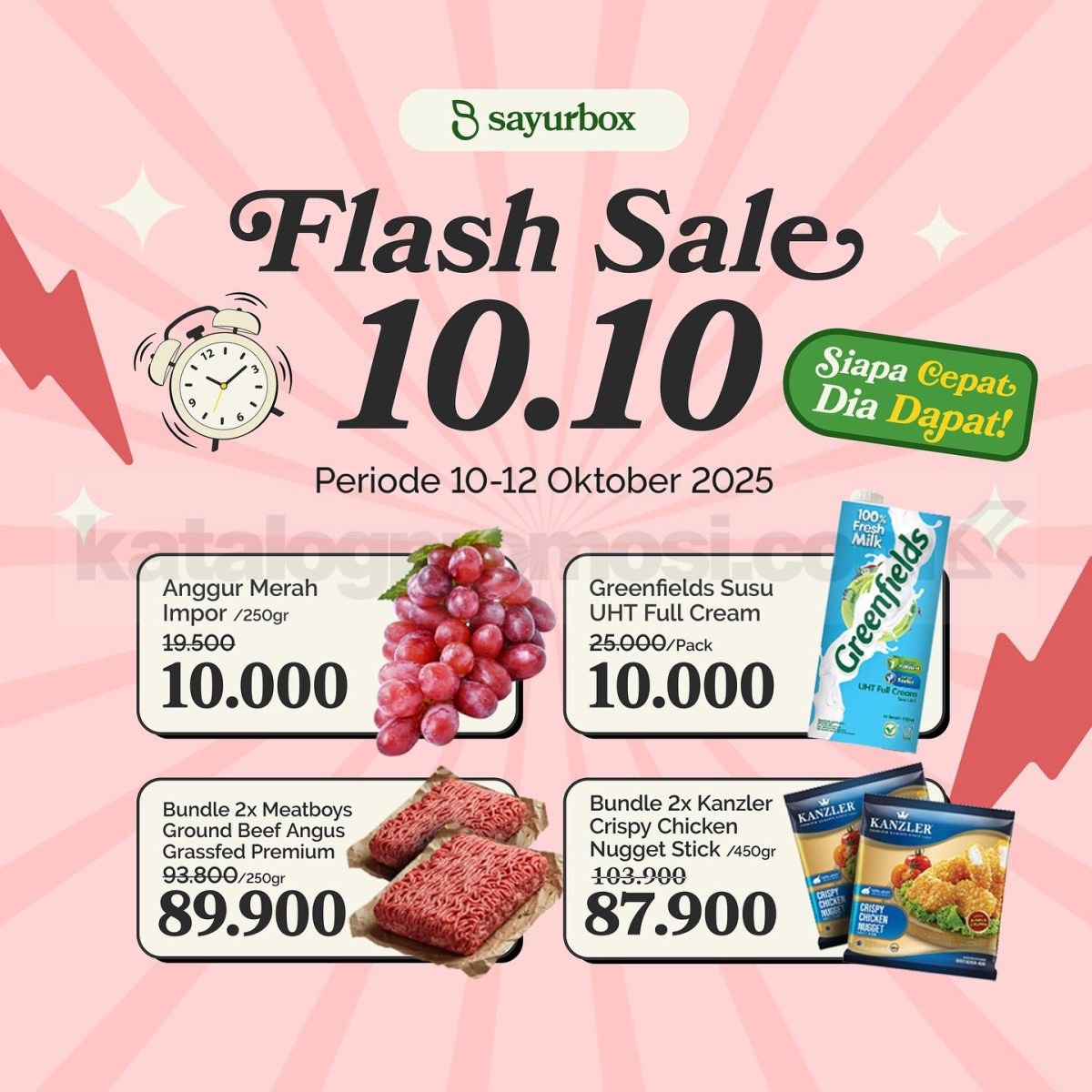 Promo Sayurbox Flash Sale 10.10 Harga Spesial mulai RP10Ribu • SoPasti.Com