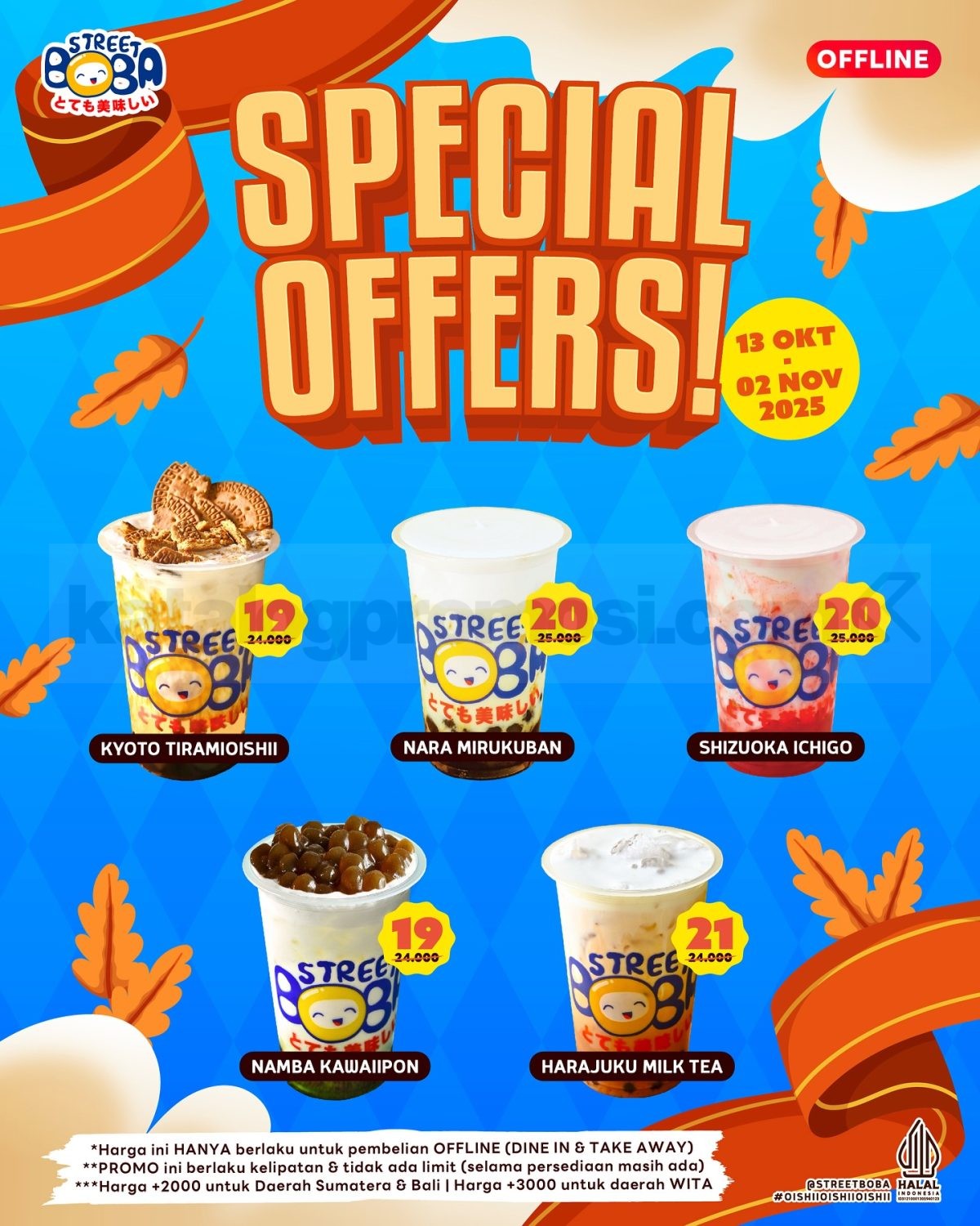 Promo Street Boba Special Offers Minuman Favorit mulai Rp19Ribu