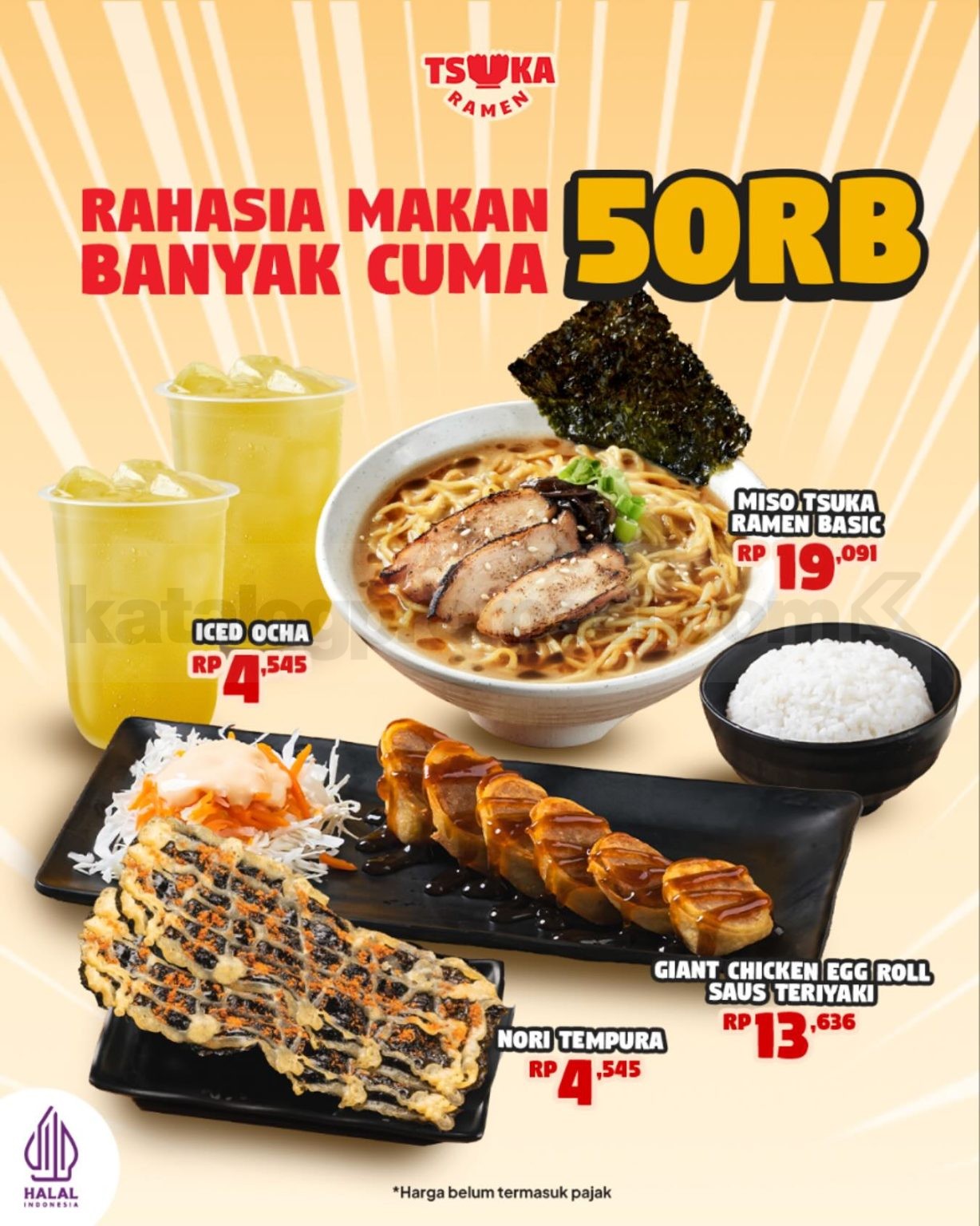Promo Tsuka Ramen Rahasia Makan Banyak cuma Rp 50K