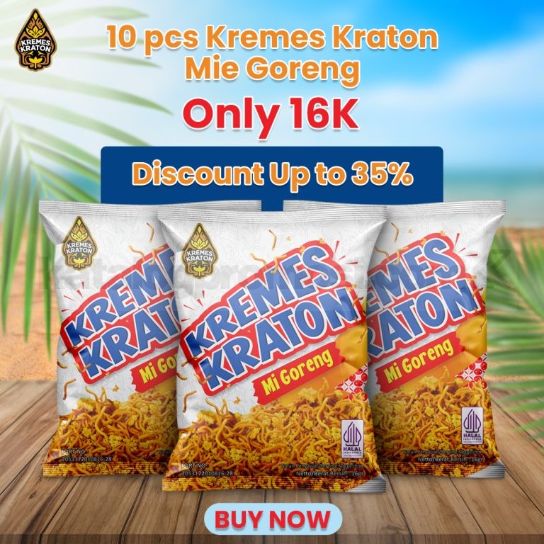 Promo Kremes Kraton di Shopee 10 Sachet HANYA 16K!