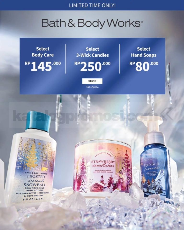 Promo Bath & Body Works Holiday Solstice Sale Mulai Rp. 80.000