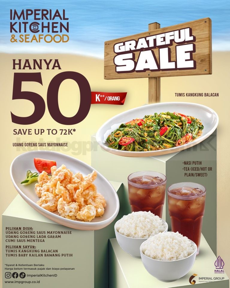 Promo Imperial Kitchen Grateful Sale Set Menu mulai Rp.50.000 ...