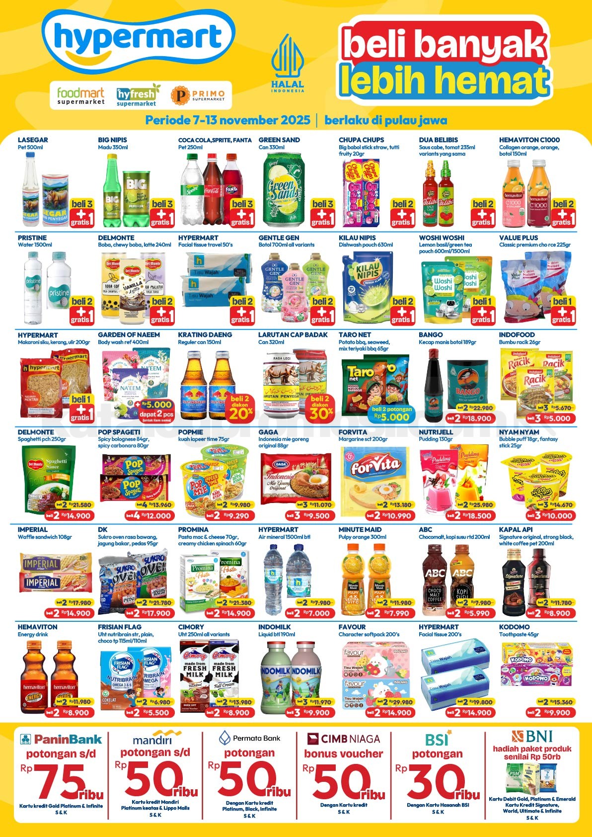 Promo HYPERMART WEEKDAY 10-13 NOVEMBER 2025 • SoPasti.Com