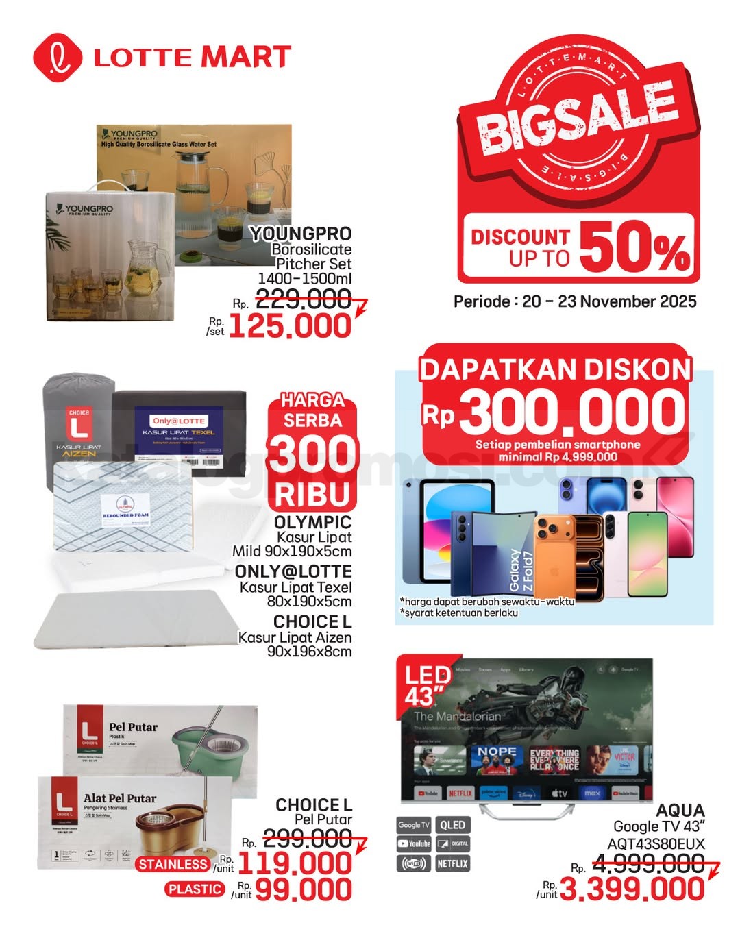 Promo JSM LOTTEMART WEEKEND 20-23 November 2025 • SoPasti.Com