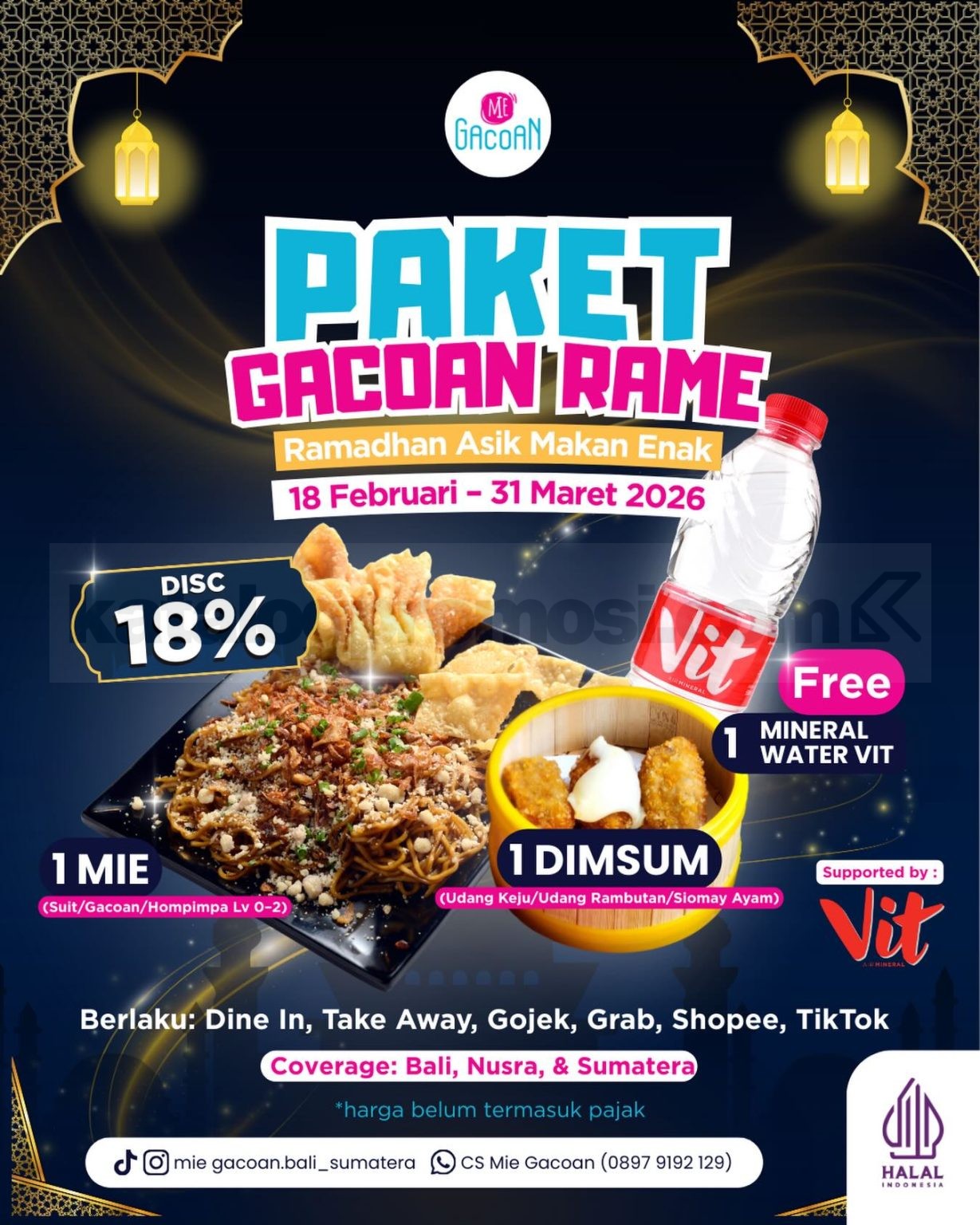 Promo Mie Gacoan Paket Gacoan Rame Diskon 18%
