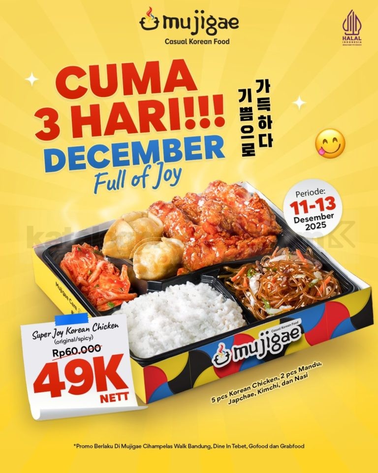 Promo Mujigae 12.12 Double Date Deal Rp. 49.000