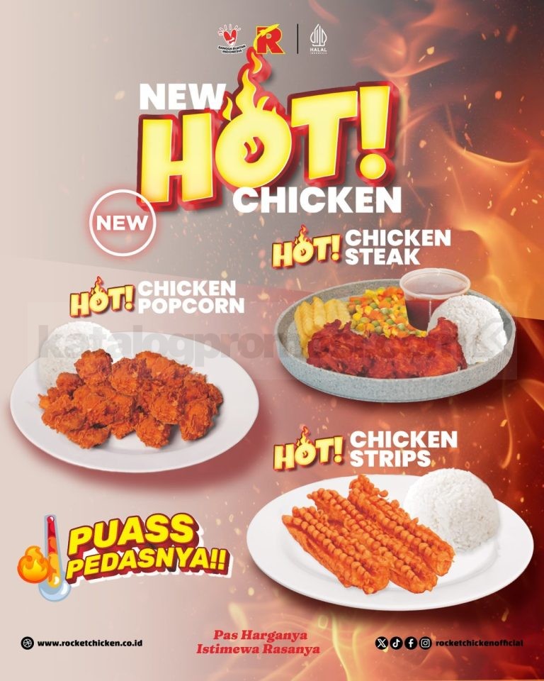 Promo ROCKET CHICKEN NEW! Hot Chicken Series • SoPasti.Com