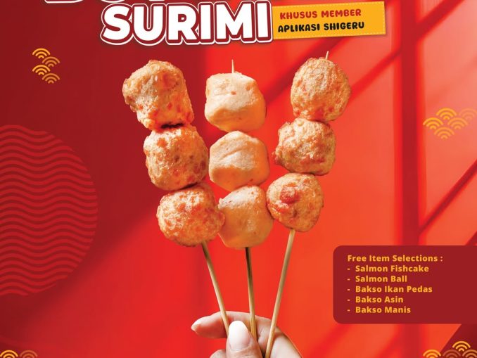 Promo Shigeru Opening Bogor Buy 1 Get 1 Sushi