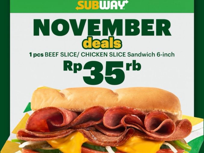 Promo Subway Terbaru December 2025