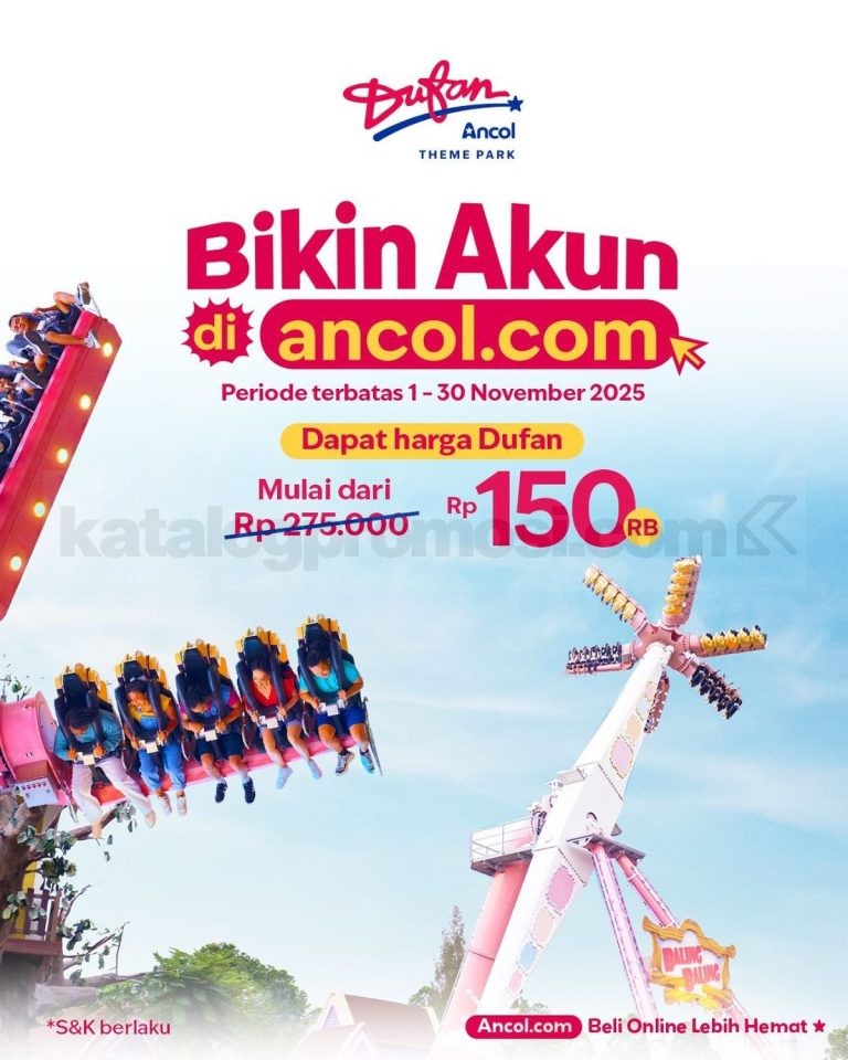 Promo Ancol Harga Tiket Dufan Mulai Rp150Ribu