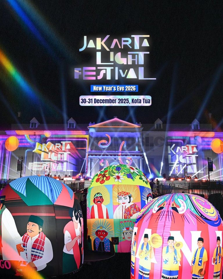 Jakarta Light Festival di Kota Tua