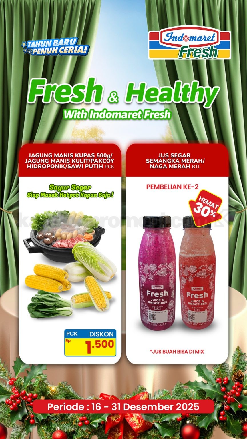 KATALOG PROMO INDOMARET FRESH 16-31 Desember 2025