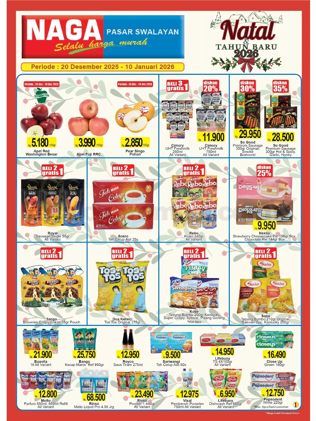 Katalog Promo NAGA SWALAYAN Terbaru 20 Desember – 10 Januari 2026 ...
