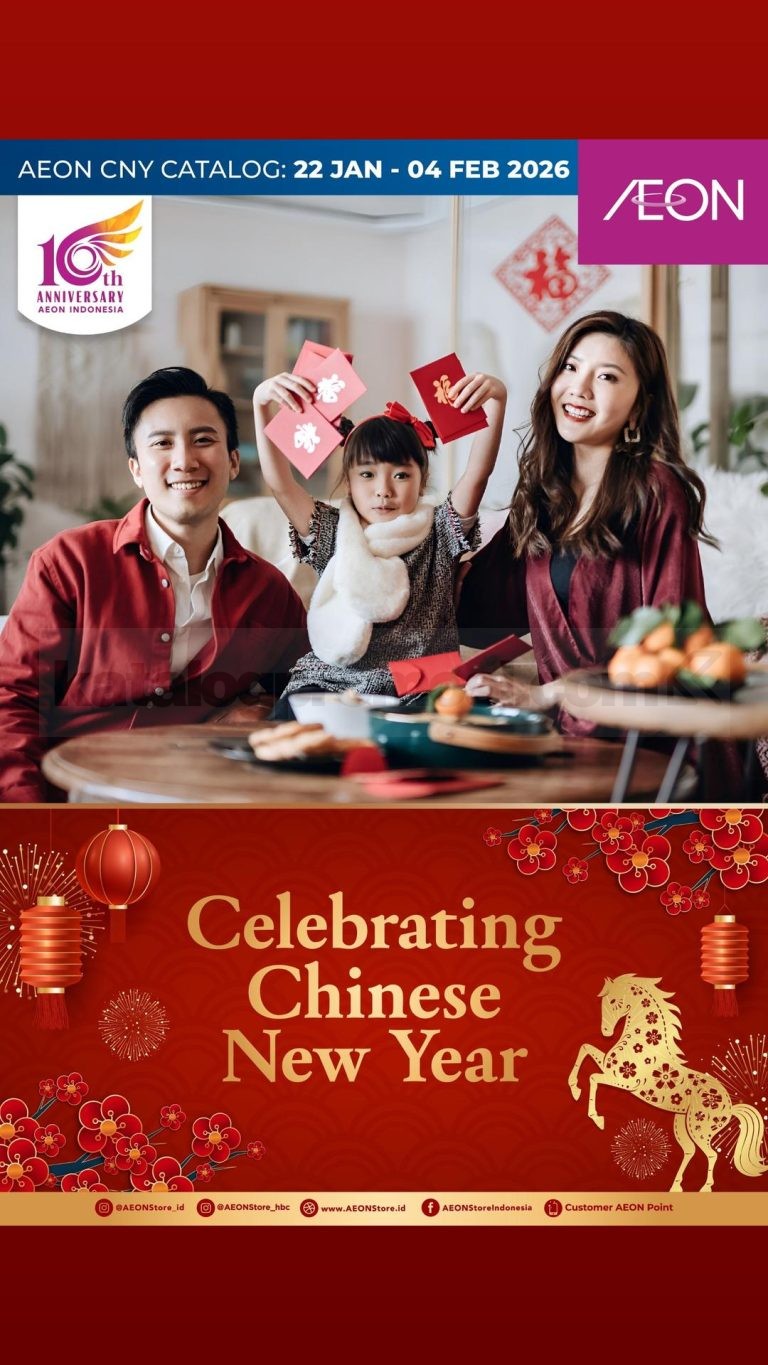Promo Aeon Store Indonesia Katalog Terbaru 22 Januari - 04 Februari 2026