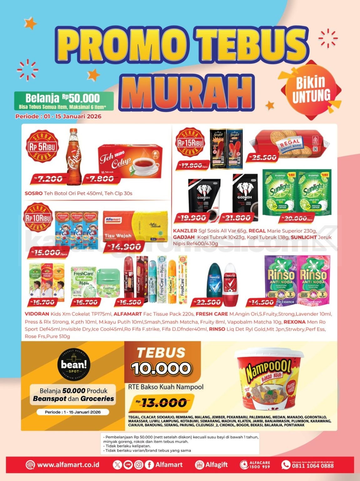 Promo Alfamart Tebus Murah Produk Serba Mulai Rp5.000 • SoPasti.Com