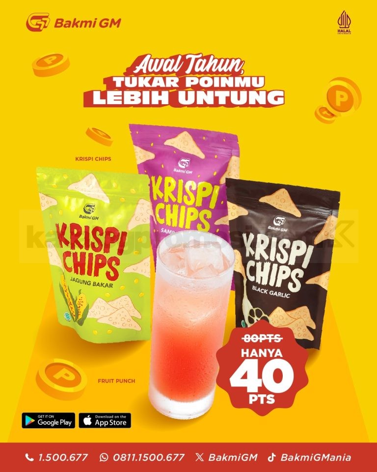 Promo Bakmi GM Tukar Poin Untuk Menu Favorit mulai 40 Poin
