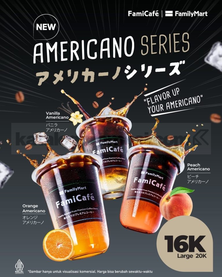 Promo FAMILYMART New Americano Series mulai Rp. 16.000