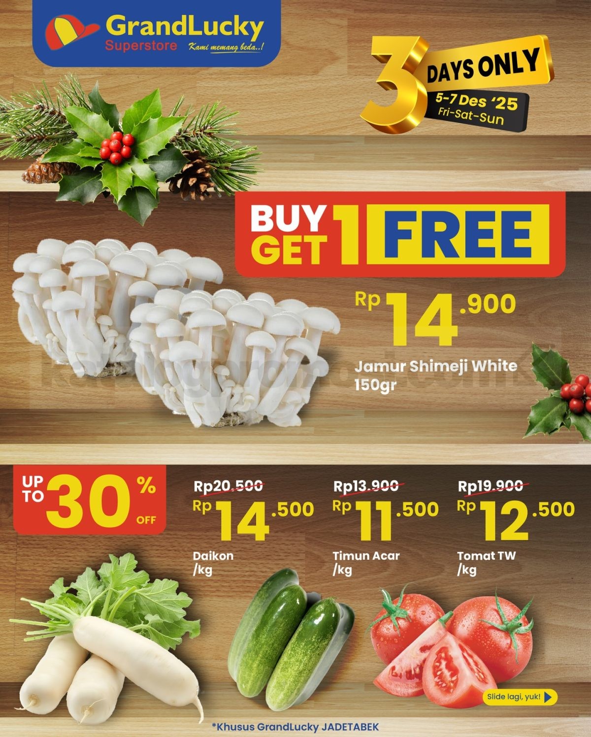 Promo GRAND LUCKY JSM 05-07 DESEMBER 2025 • SoPasti.Com