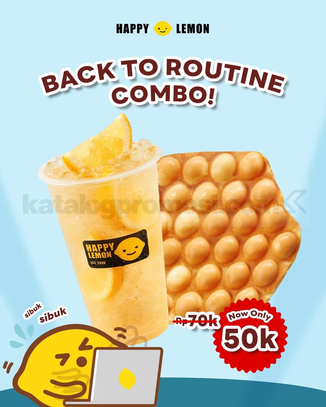 Promo Happy Lemon Back to Routine Combo Rp. 50.000