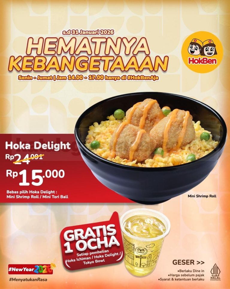 Promo HokBen Hematnya Kebangetan Mulai Rp. 10.000 • SoPasti.Com