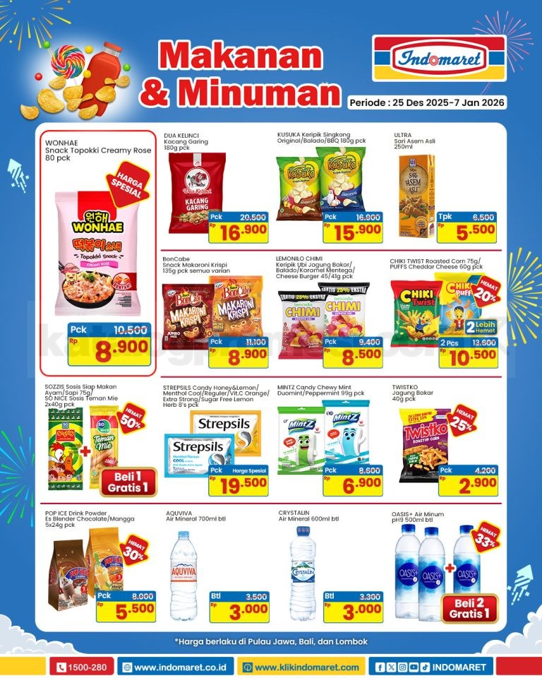 Promo Indomaret Katalog Terbaru 01 – 07 Januari 2026 • SoPasti.Com