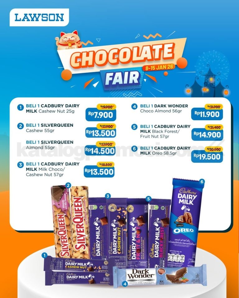 Promo Lawson Chocolate Fair mulai Rp. 7.900