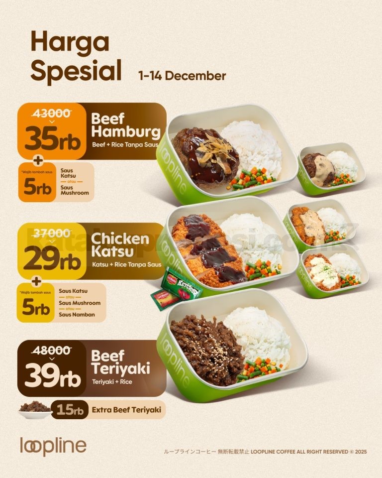 Promo Loopline Gohan Series mulai Rp.29 ribu