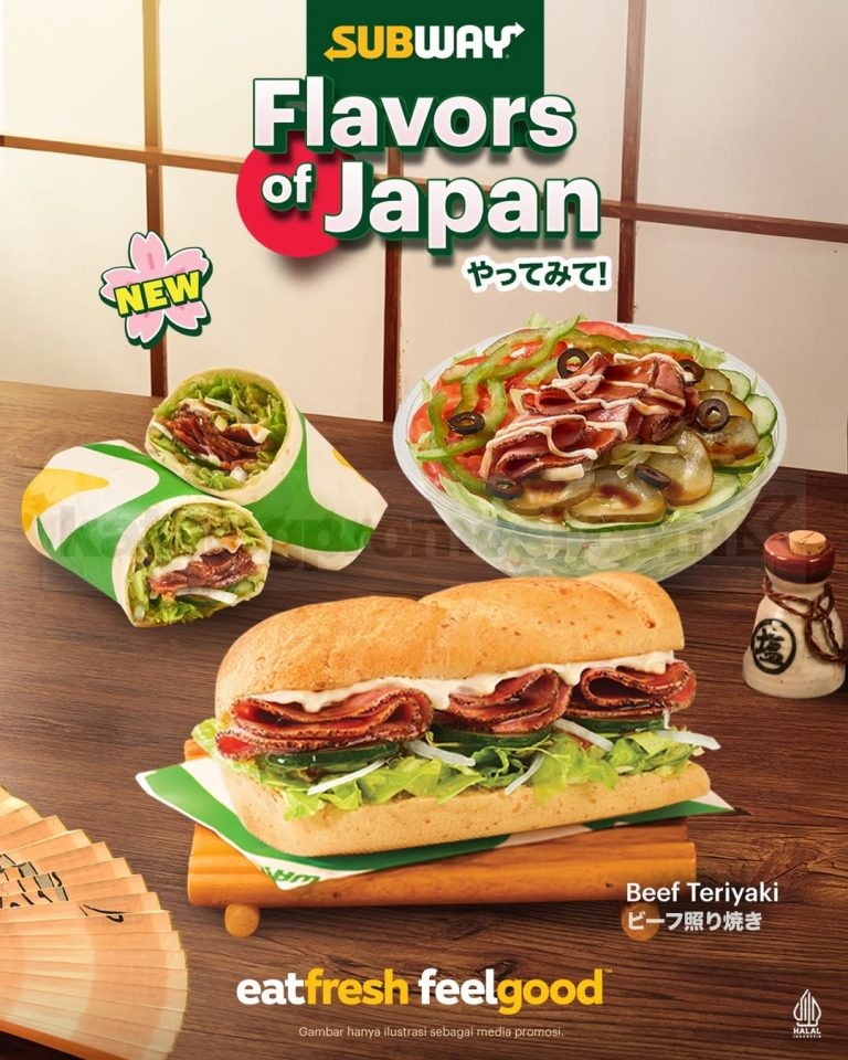 Promo Subway NEW! Flavors of Japan
