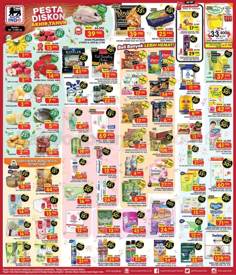 Promo SUPERINDO Weekday 08-11 Desember 2025 • SoPasti.Com
