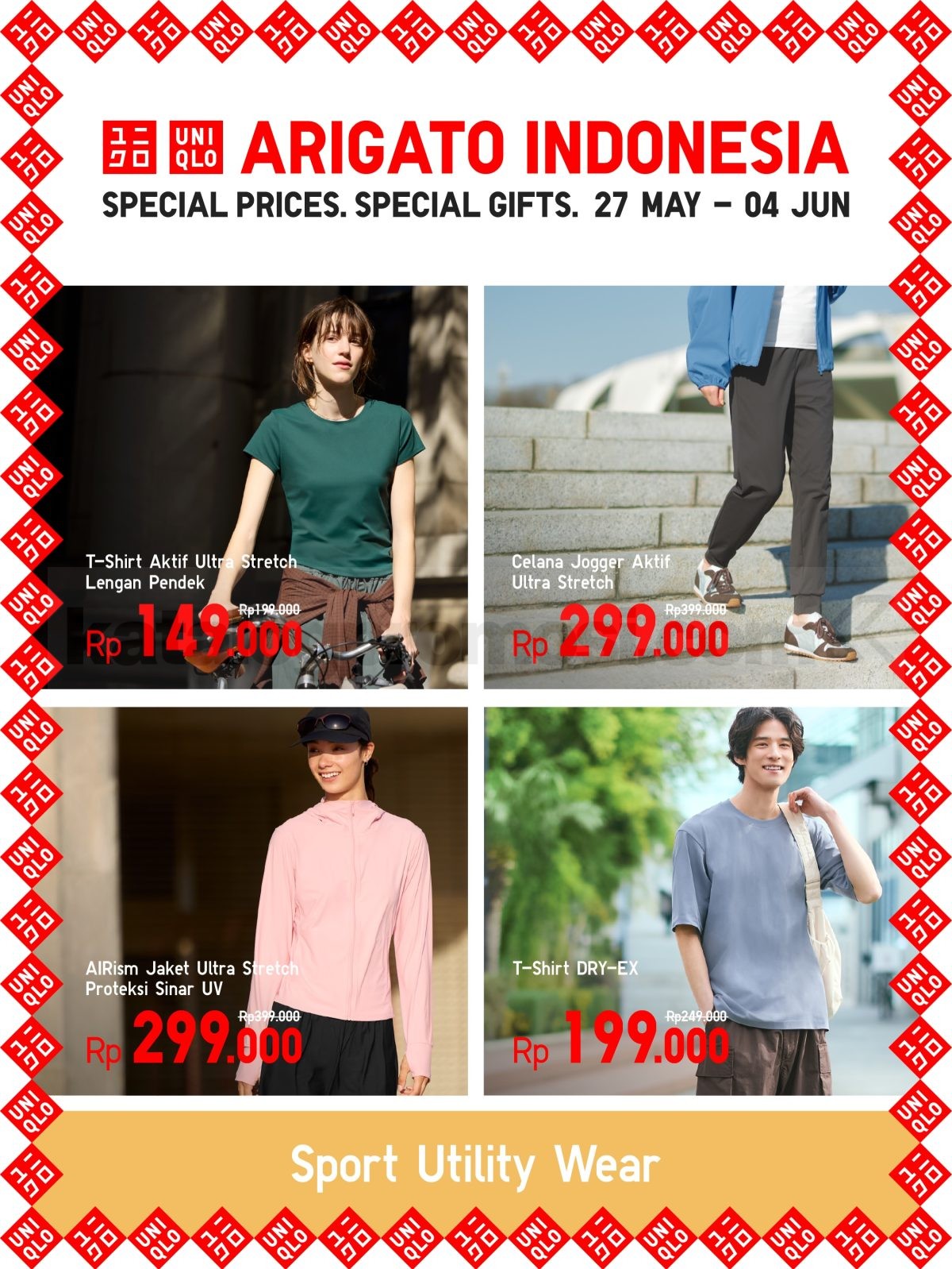 Promo UNIQLO Arigato Indonesia 27 Mei – 4 Juni 2026