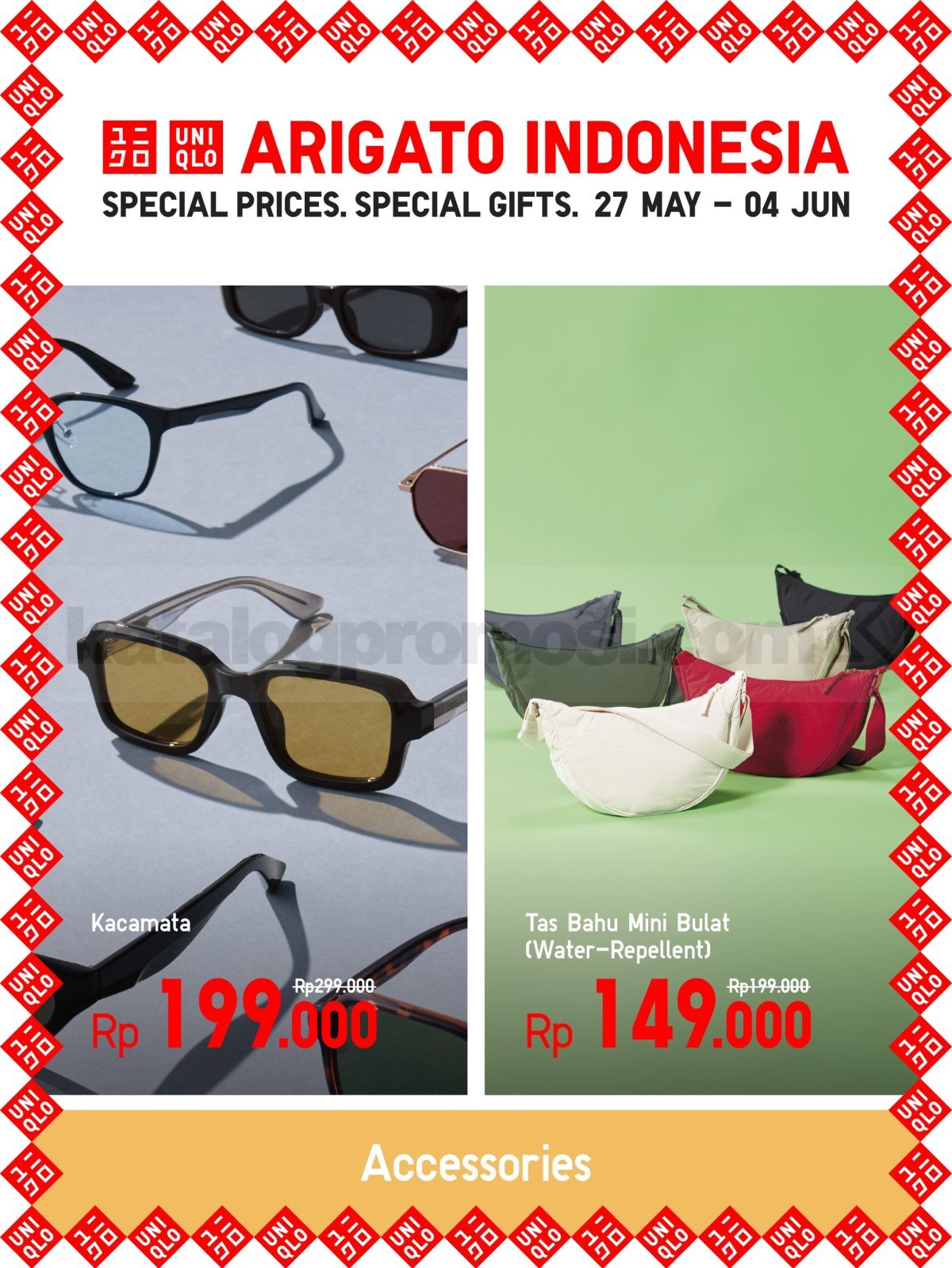 Promo UNIQLO Arigato Indonesia 27 Mei – 4 Juni 2026 – SoPasti.Com