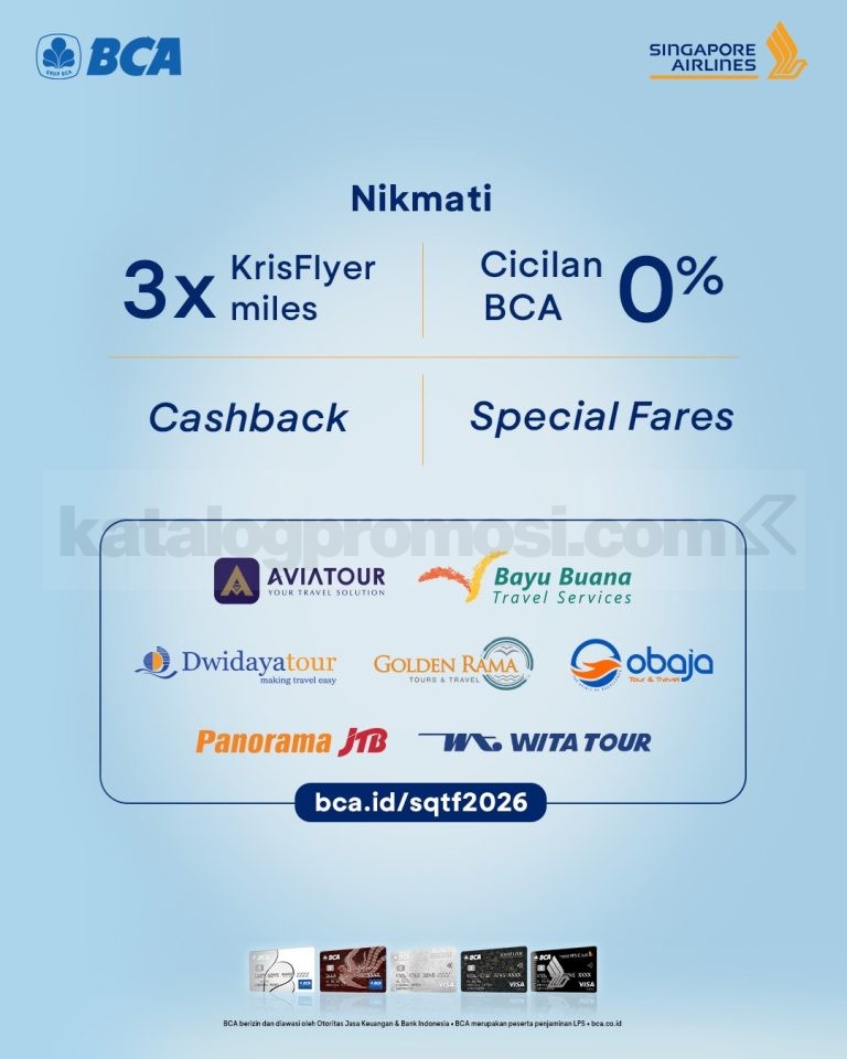 BCA Singapore Airlines Travel Fair 2026 - Jakarta
