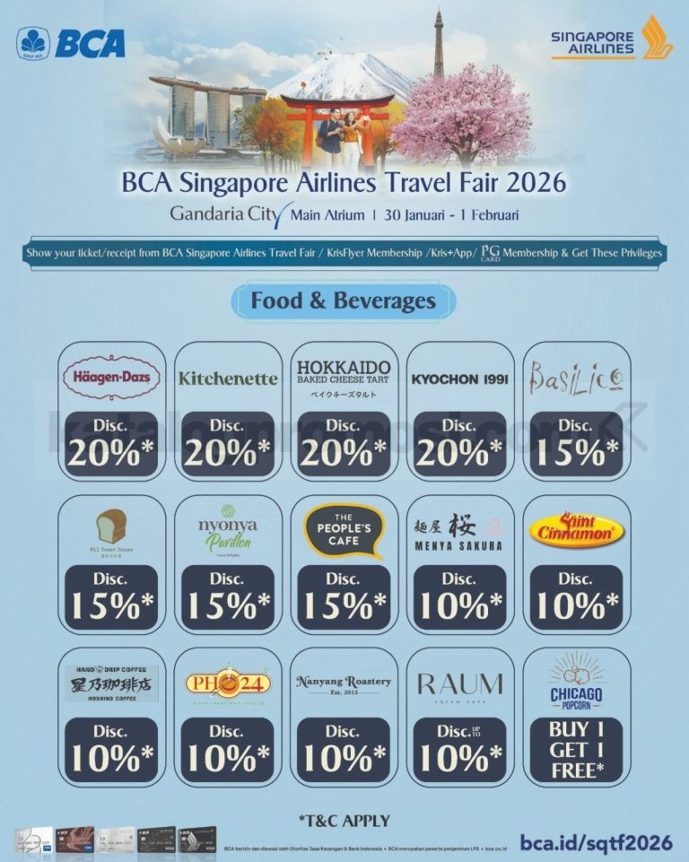 BCA Singapore Airlines Travel Fair 2026 - Jakarta