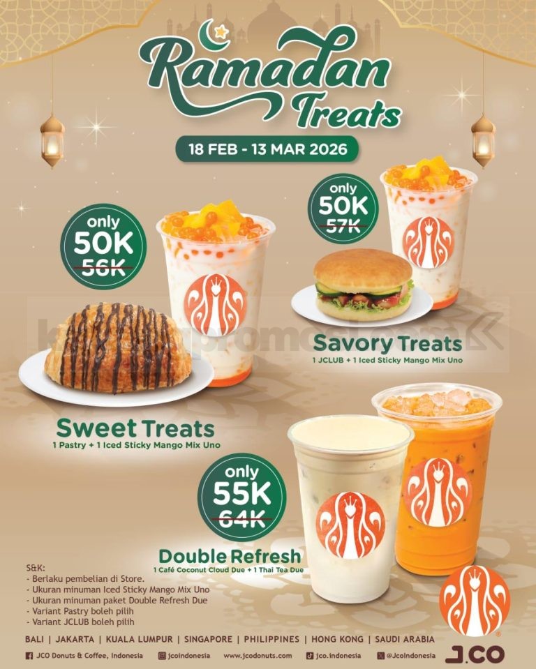 Promo JCO Paket Ramadan Treats mulai Rp. 50.000