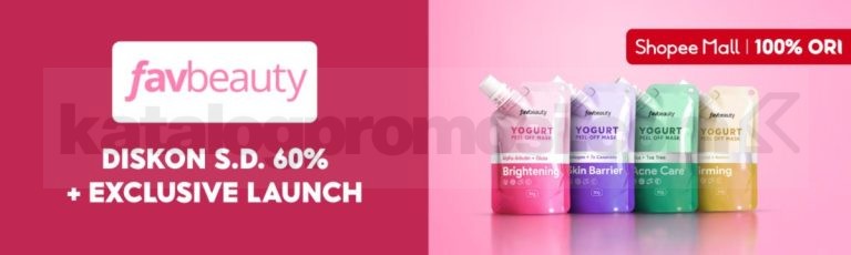 Promo Fav Beauty Yogurt Peel Off Mask Mini Diskon 60%
