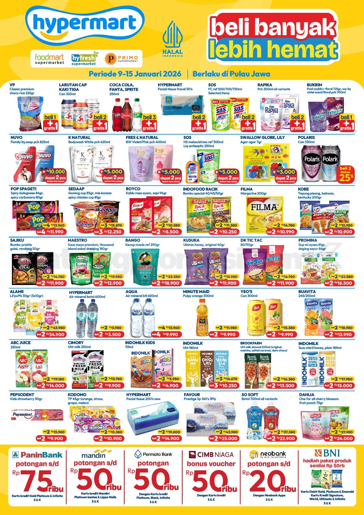 Promo HYPERMART WEEKDAY 12-15 JANUARI 2026 • SoPasti.Com