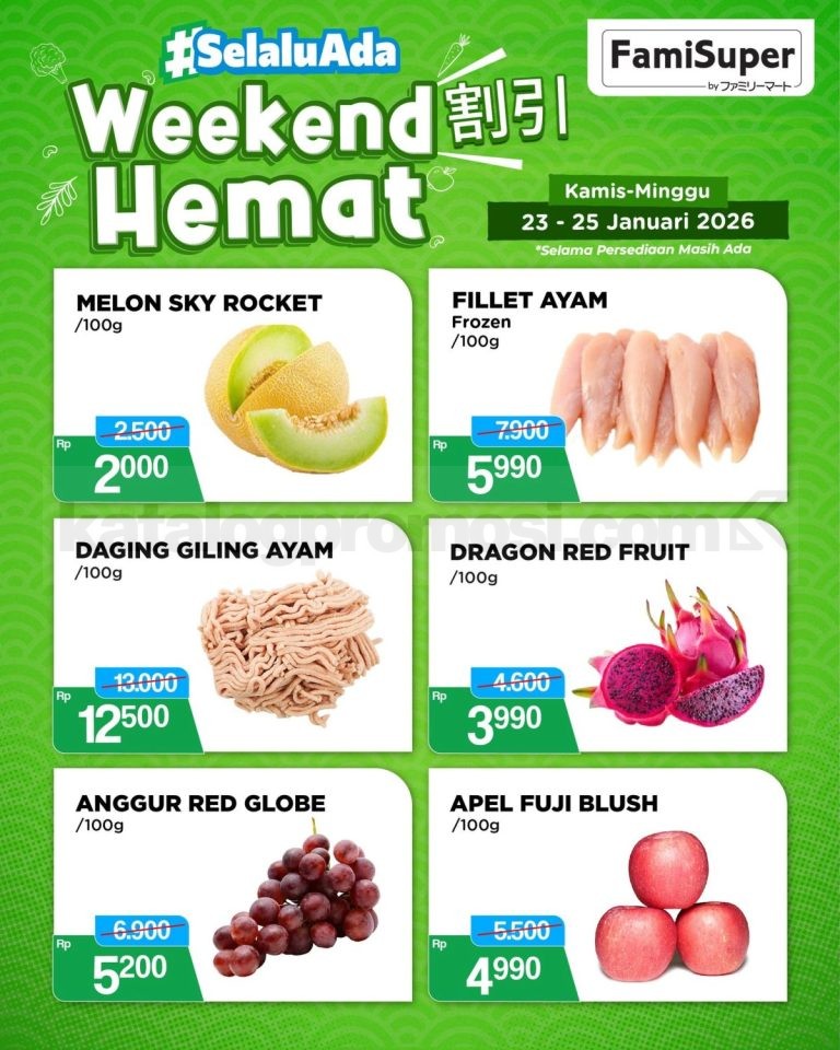 Promo JSM FAMILYMART 23-25 Januari 2026 • SoPasti.Com